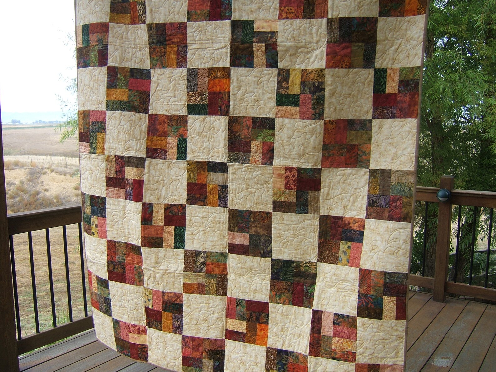 Bed Quilt Fall Bed Quilt Lap Quilt Seasonal Bed Quilt - Etsy