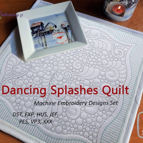 Classic Basic Quilt Stippling Machine Embroidery Designs Set - Etsy UK