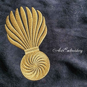 Napoleonic Grenadier Badge - Machine Embroidery Design (digital ...