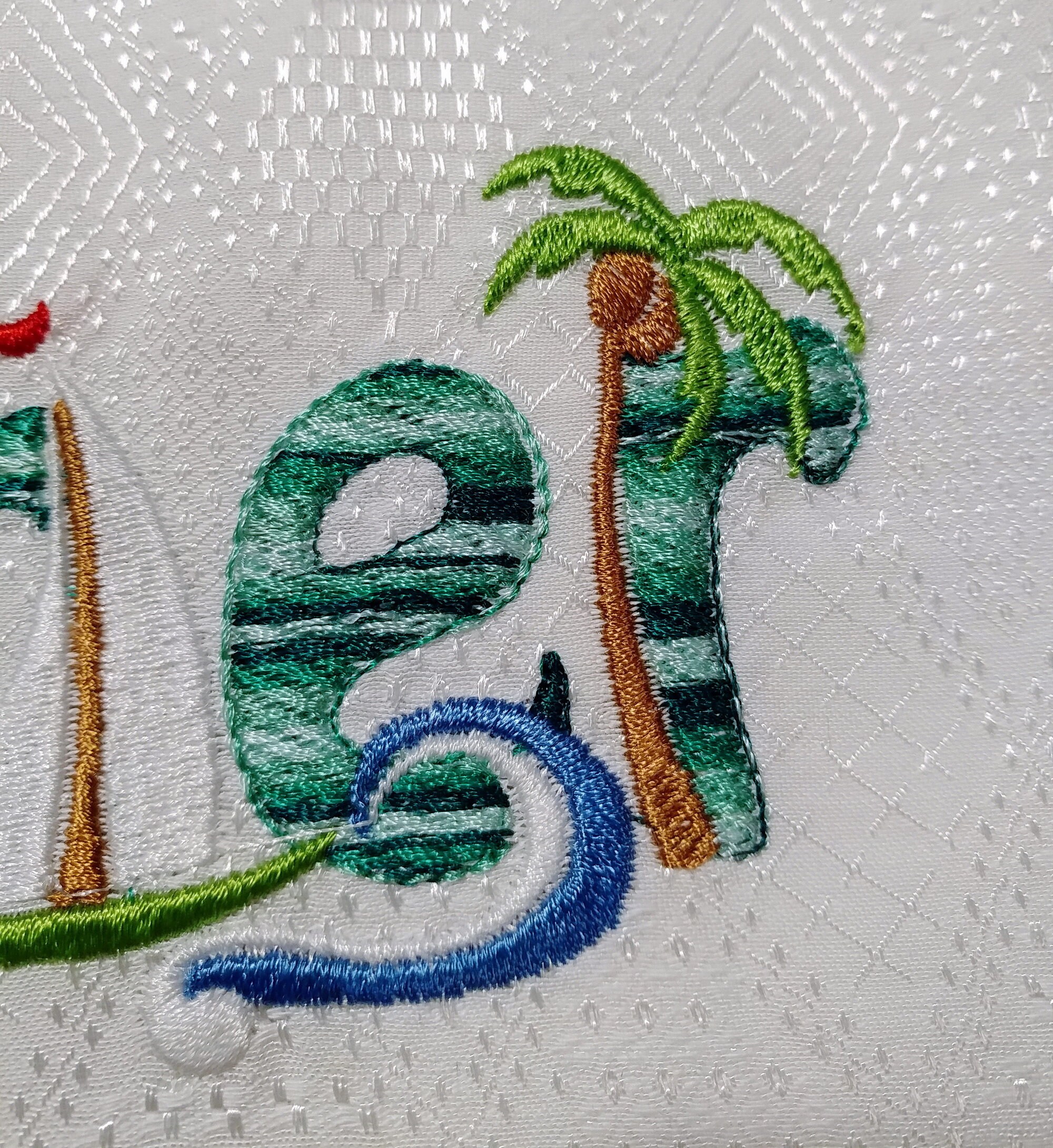 Summer Word Art Machine Embroidery Designs: Beach Theme (5x7", 6x8") - Etsy