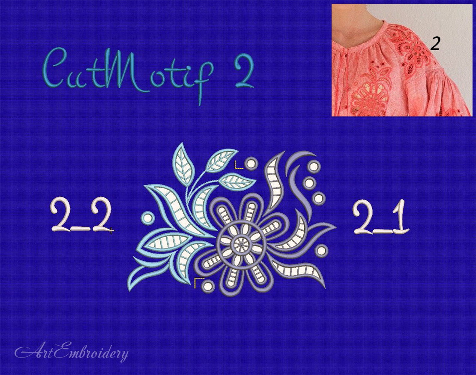 Fashion Cutwork Machine Embroidery Richelieu Designs Set for - Etsy