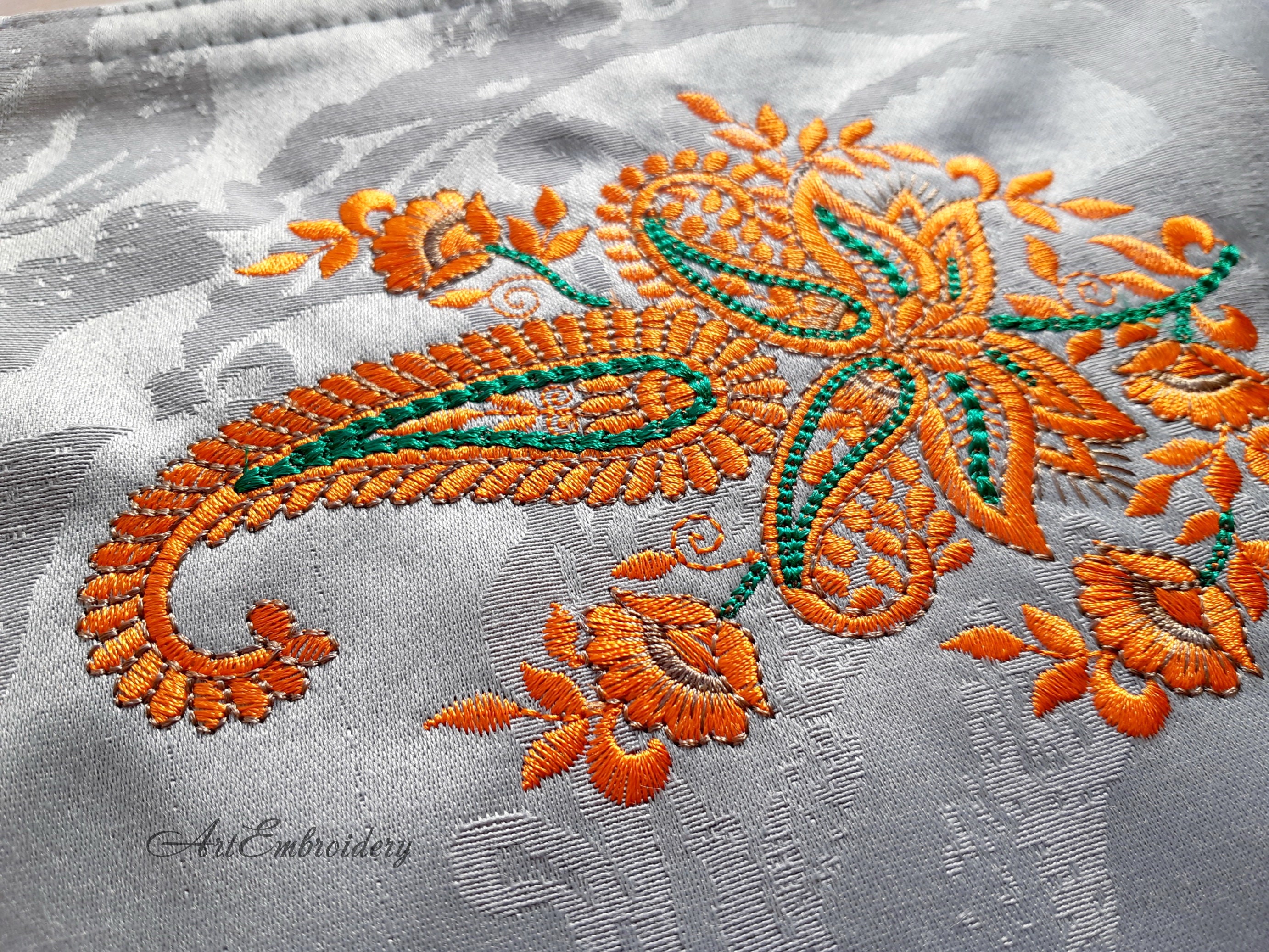 Paisley Motif 2 Machine Embroidery Designs Set for Hoops - Etsy Canada