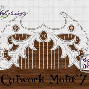Ae_cutwork Motif 7 - Cutwork Machine Embroidery Design in 2 Sizes for ...