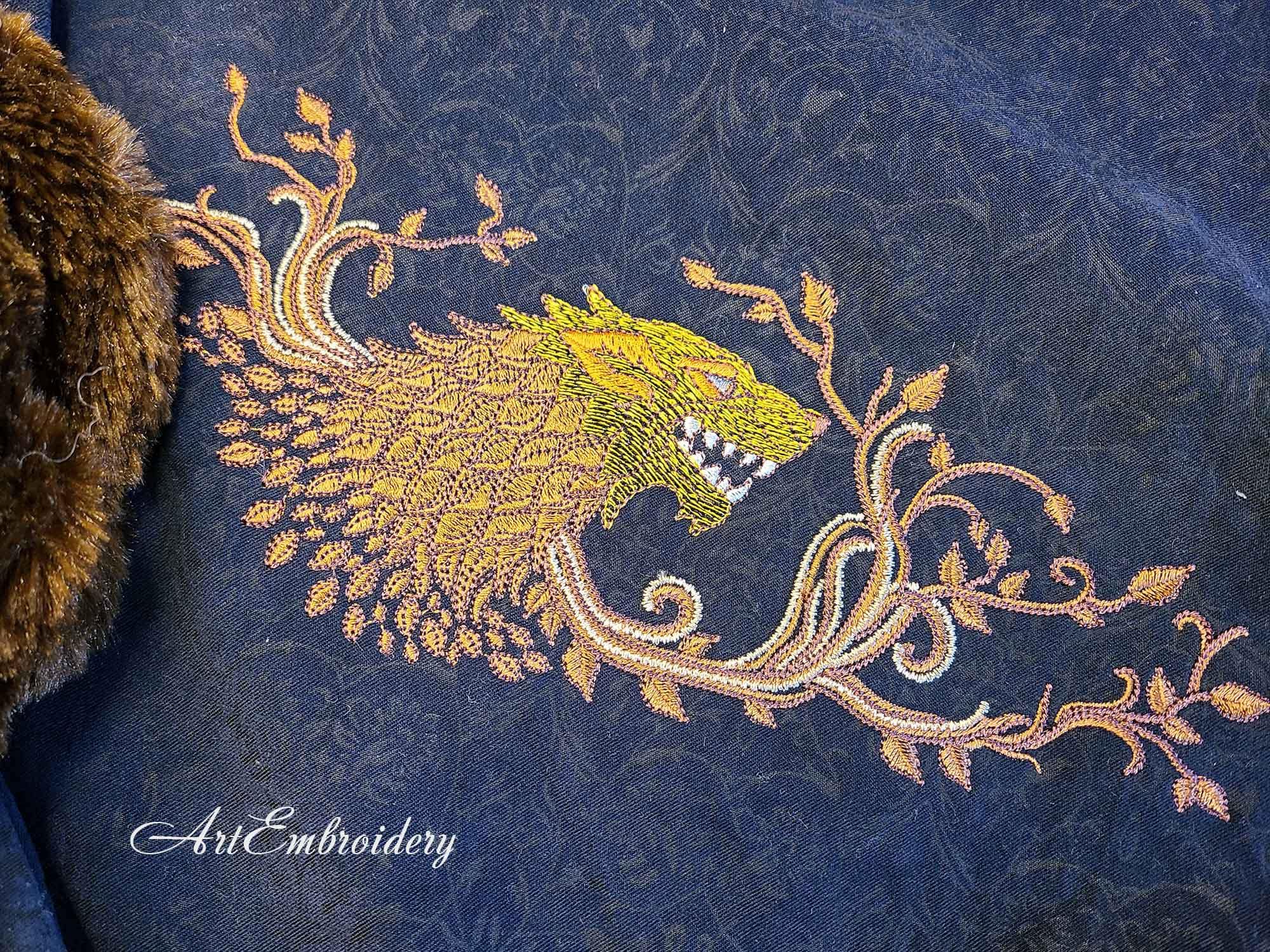 Stark Wolf Inspired by Sansa Stark Dress From Game of Thrones - Machine ...