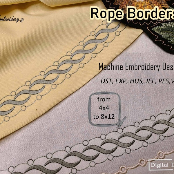 Border Embroidery - Etsy