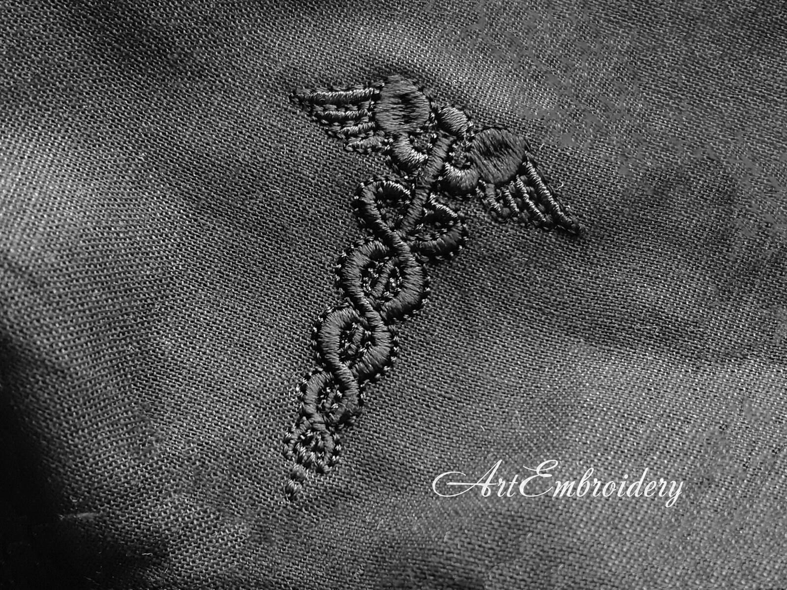 Caduceus Symbol Machine Embroidery Design in 3 sizes for | Etsy