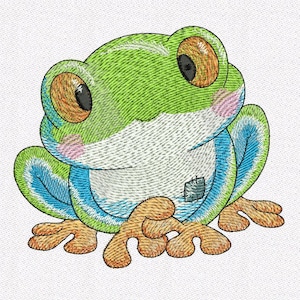 Tree Frog - Machine Embroidery Designs Set for a Babies and Children of ...