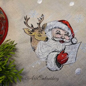 Dear Santa - Machine Embroidery Design in 3 Sizes for Hoop 4x4", 5x5 ...