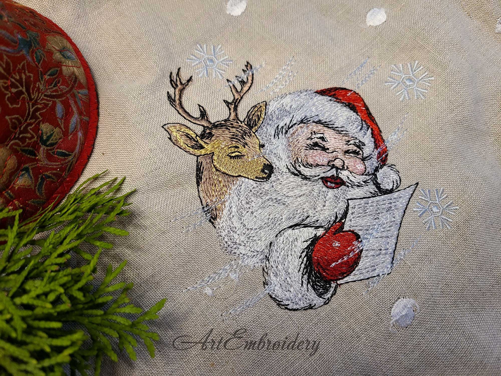 Dear Santa Machine Embroidery Design in 3 Sizes for Hoop - Etsy Australia