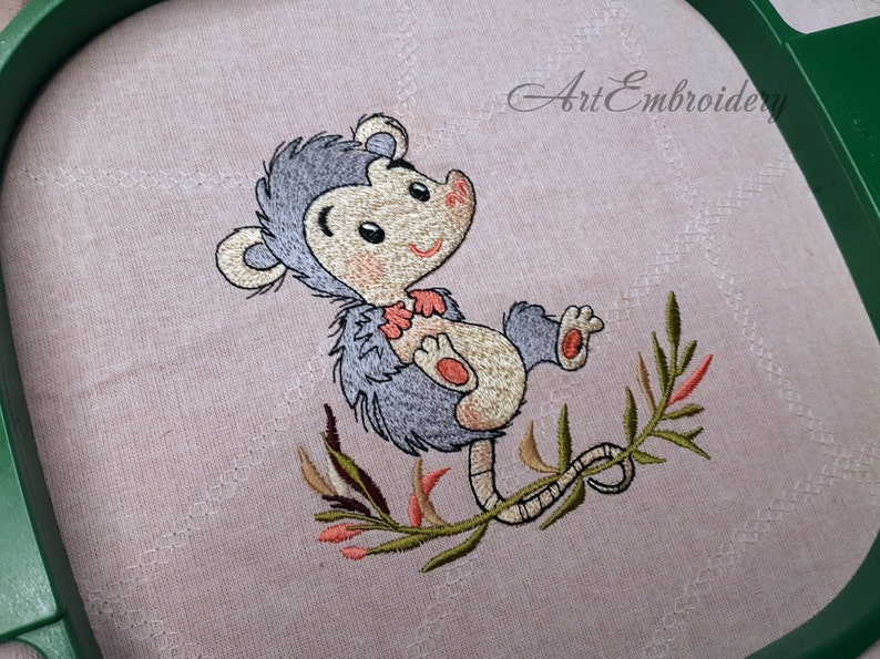 Possum Old Toy Machine Embroidery Design in Two Sizes for - Etsy