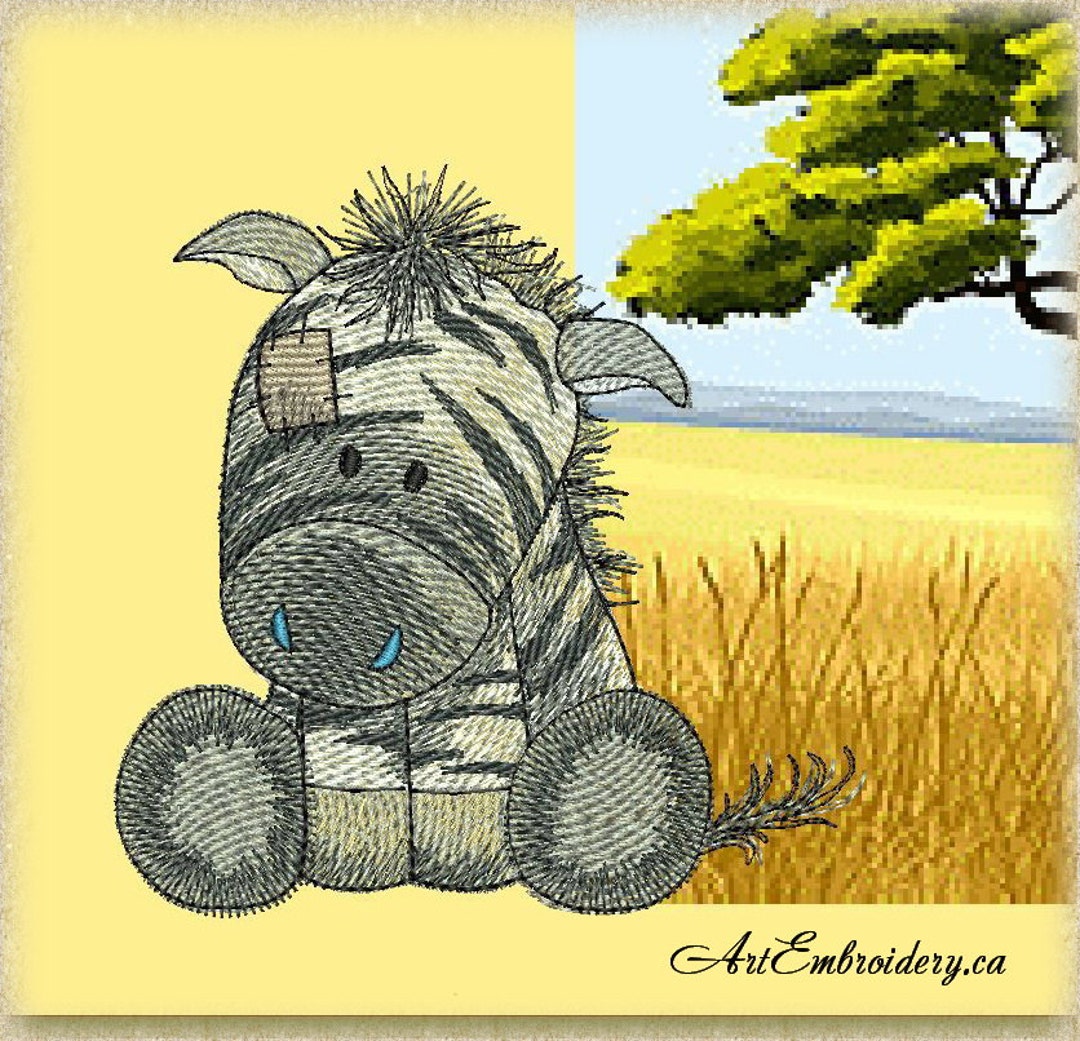 Zebra - Machine Embroidery Designs Set for a Babies and Children of a ...