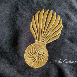 Napoleonic Grenadier Badge - Machine Embroidery Design (digital ...