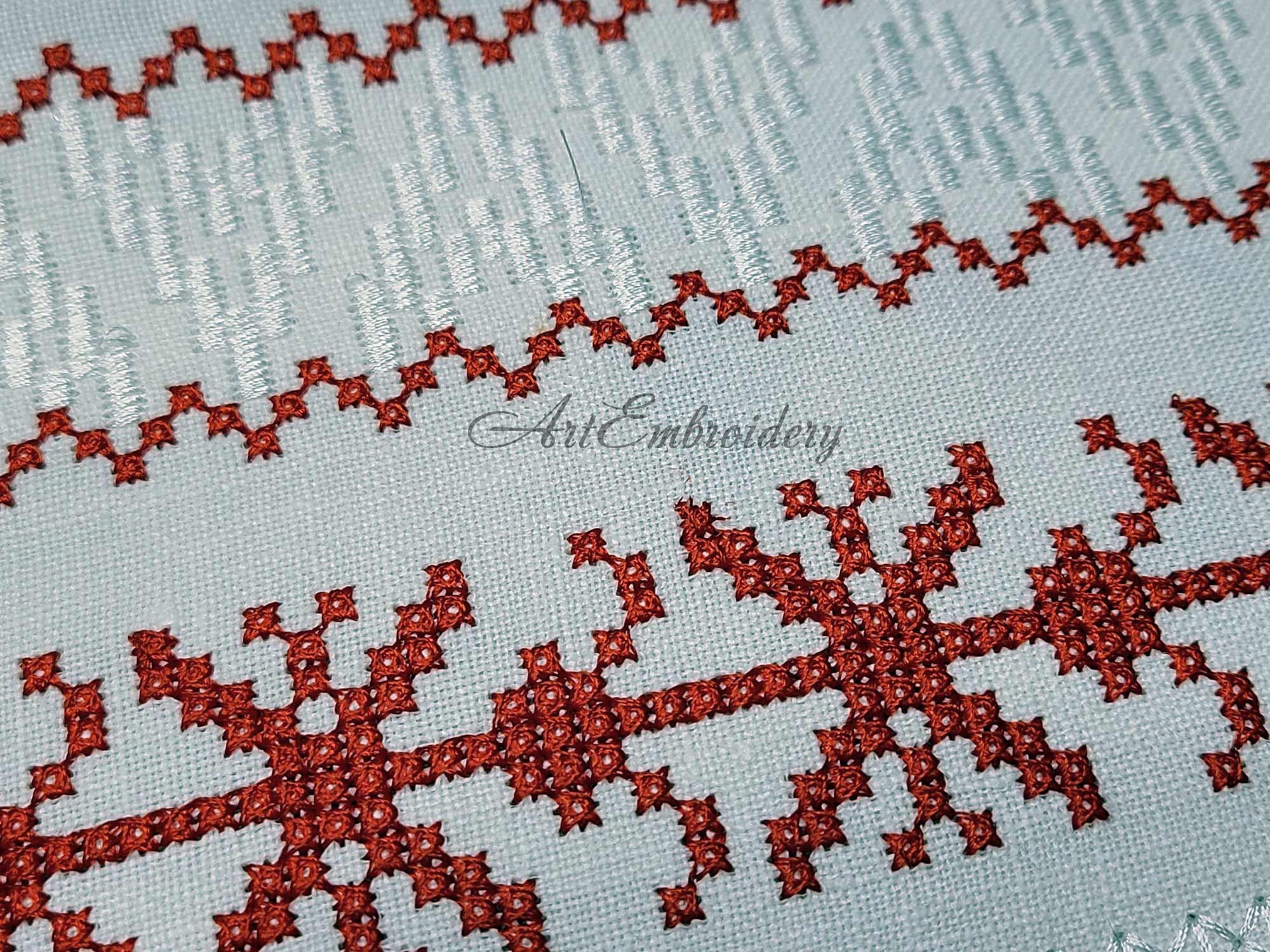 Romanian Peasant Blouse Borders - Machine Embroidery Designs Set for ...