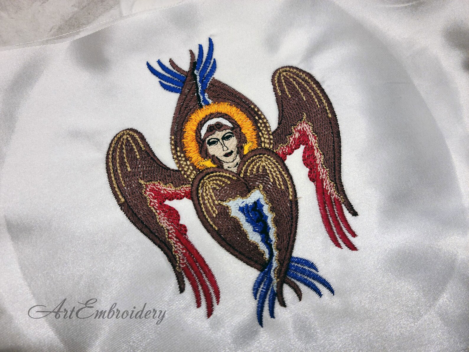 Byzantine Seraphim Machine Embroidery Design in 2 Sizes - Etsy