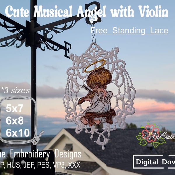 Angel With Violin - Etsy