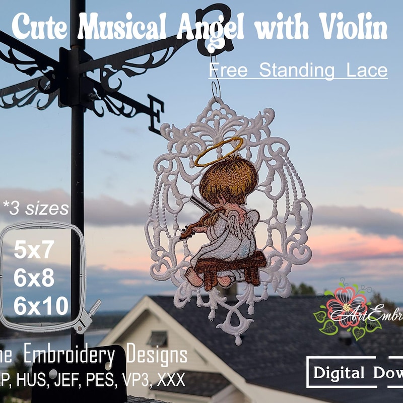 Angel With Violin - Etsy
