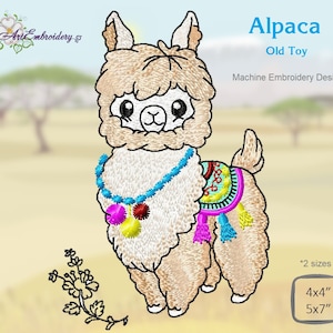 Alpaca - Machine Embroidery Design for a Babies and Children of a ...