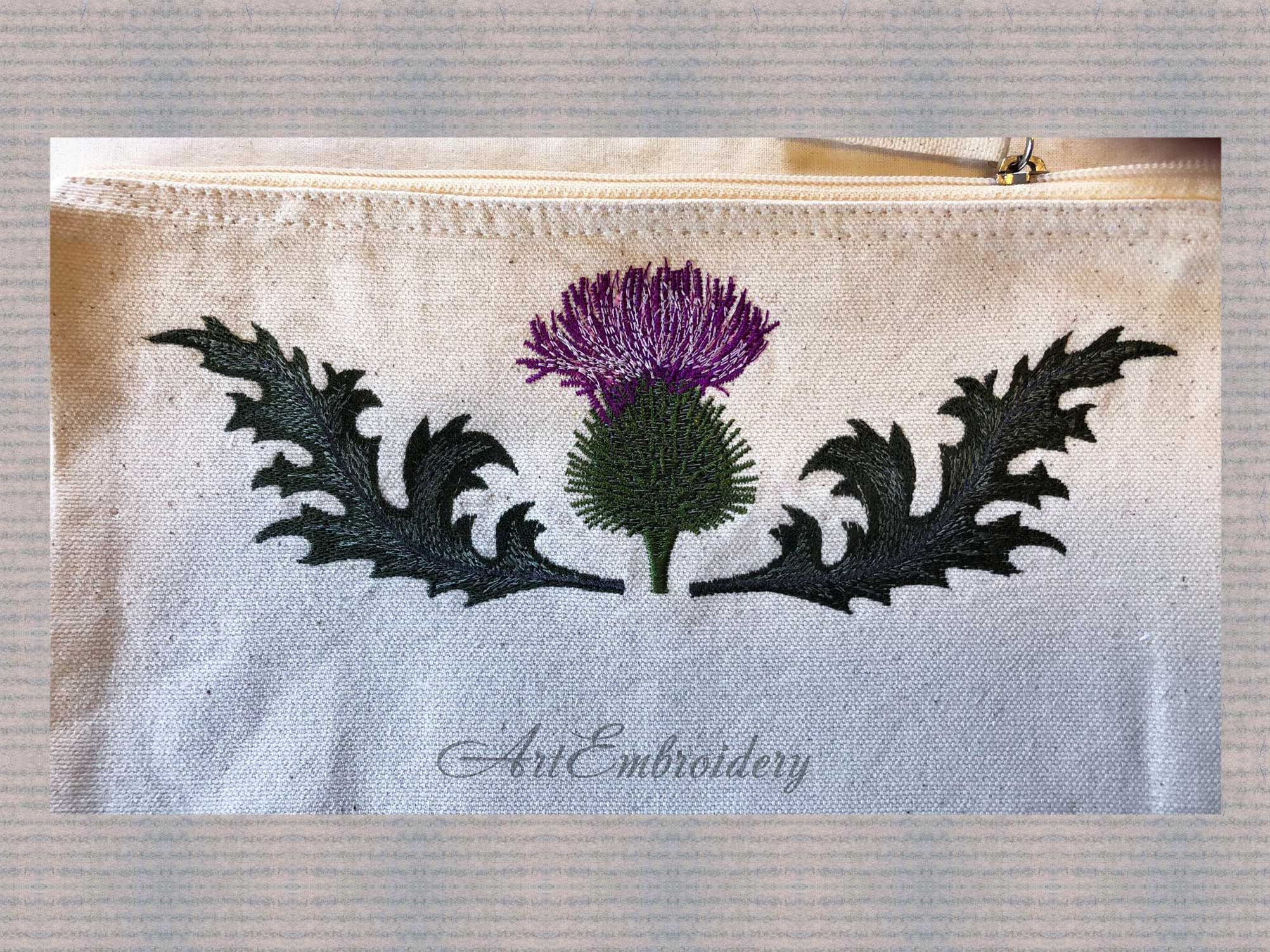 Scottish Thistle Machine Embroidery Designs Set for Hoop - Etsy