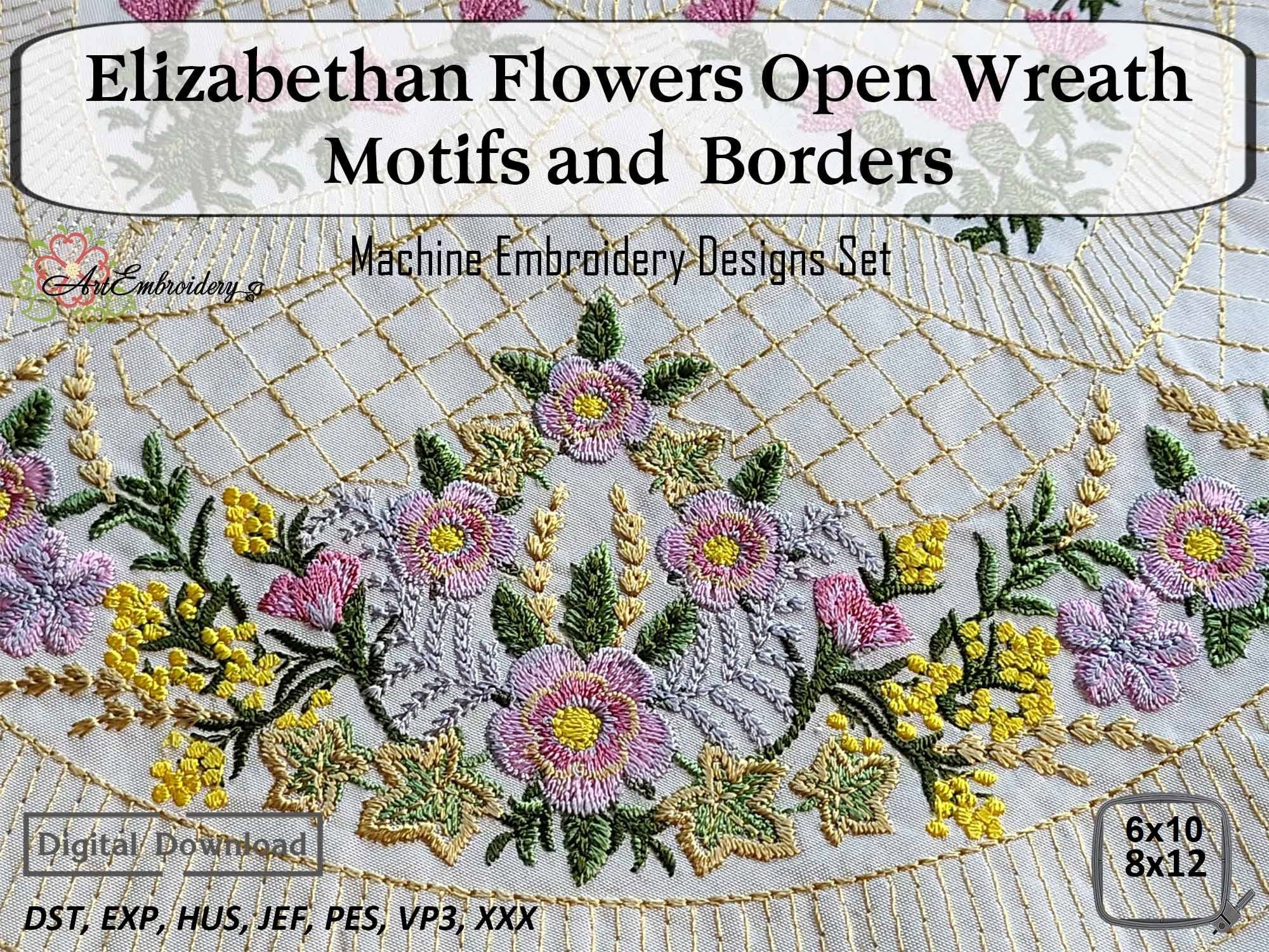 Elizabethan Embroidery Designs Elizabethan Stitches.