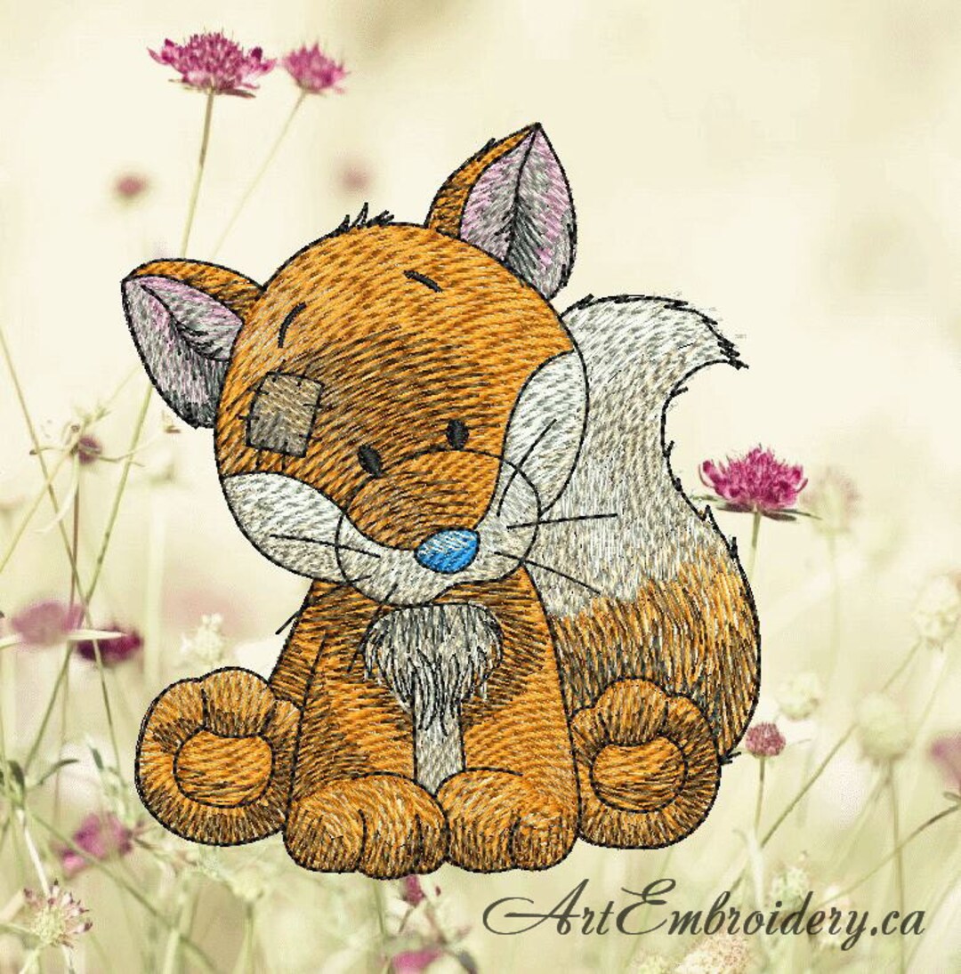 Fox - Machine Embroidery Designs Set for a Babies and Children of a ...