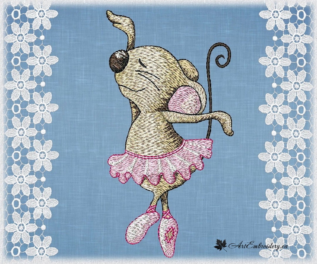 Mouse Dancer - Machine Embroidery Designs Set for a Babies and Children ...