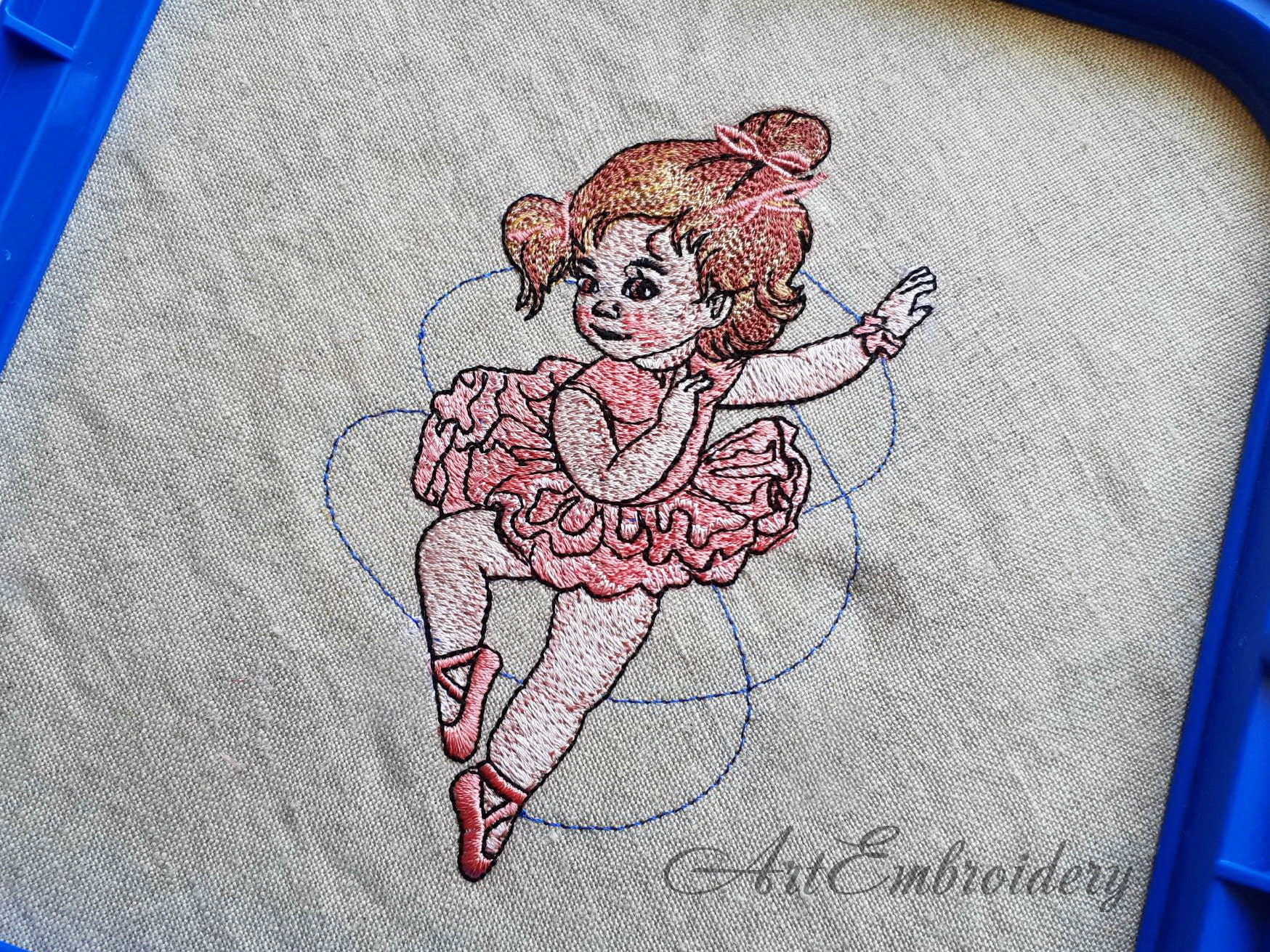 Vintage Baby Ballerina Tutu Machine Embroidery Design in Three | Etsy