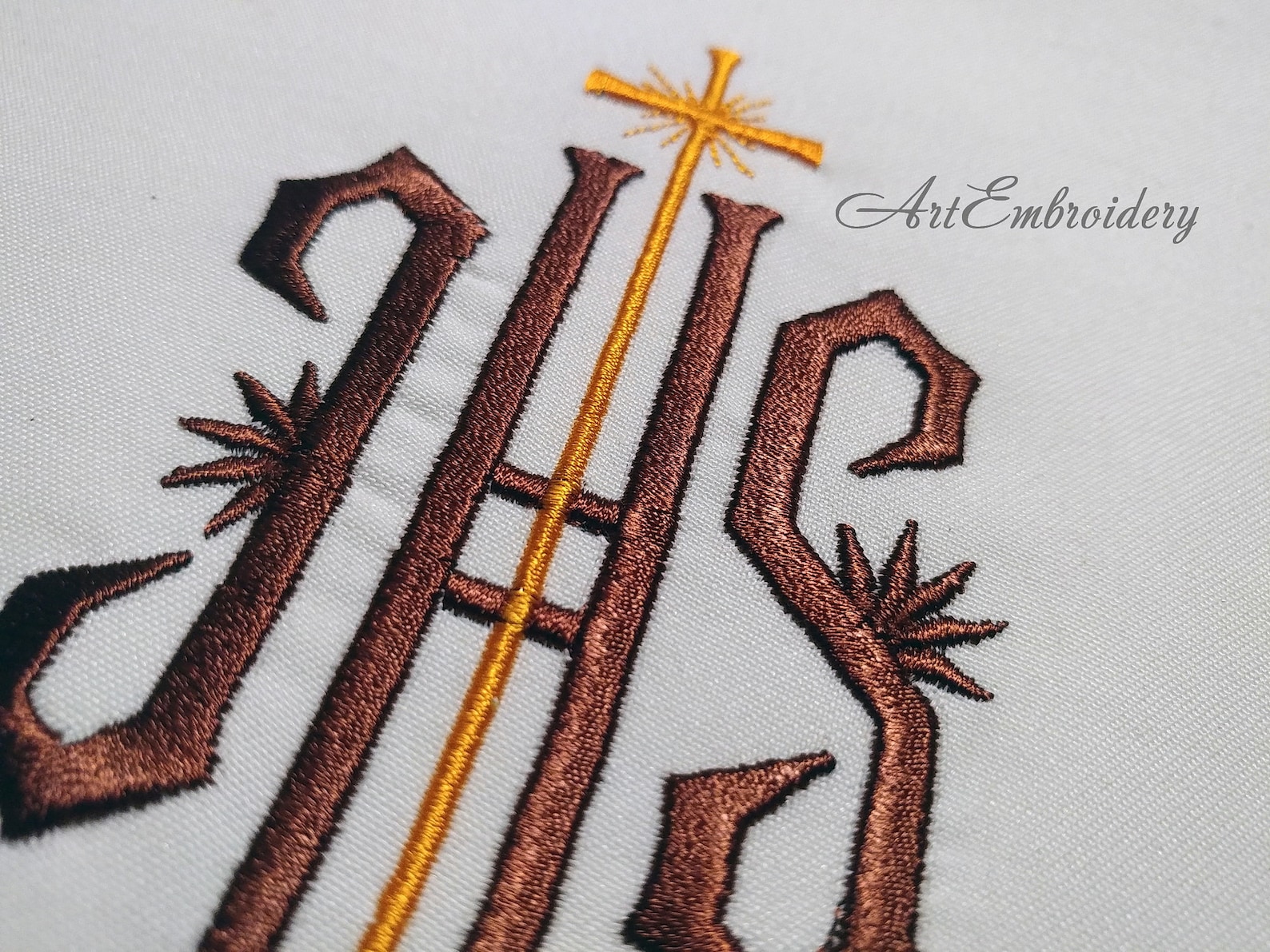 IHS Christogram 2 Machine Embroidery Designs Set Includes | Etsy