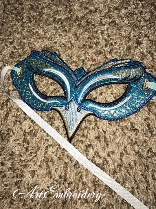 Bird Masks - Embroidery Designs Set in FSL, Applique or Patch-making ...