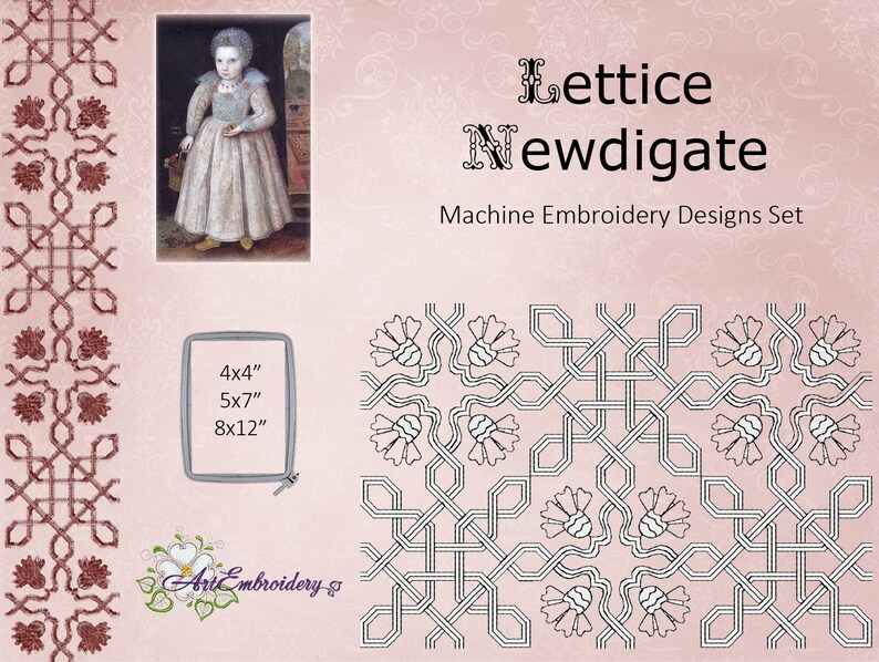 Lettice Newdigate Machine Embroidery Designs: Italian Renaissance ...