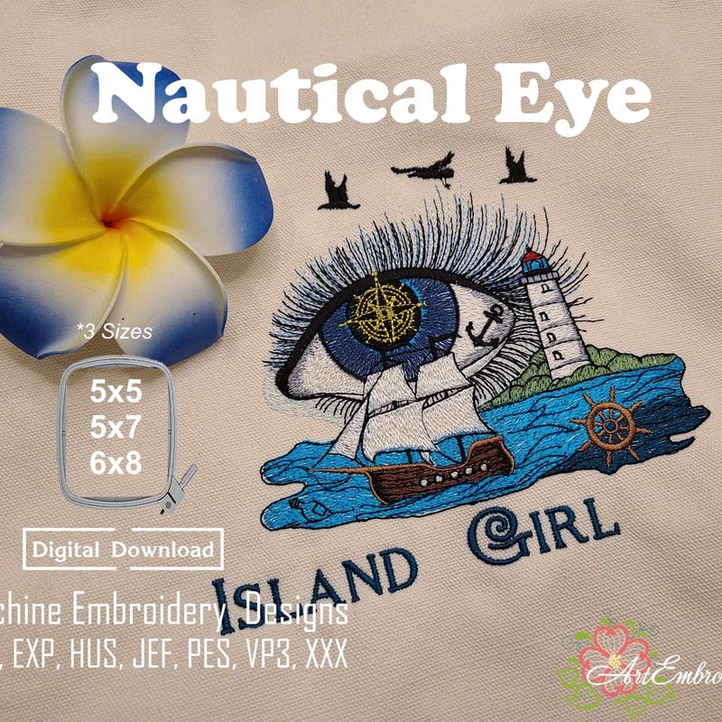 Nautical Embroidery - Etsy