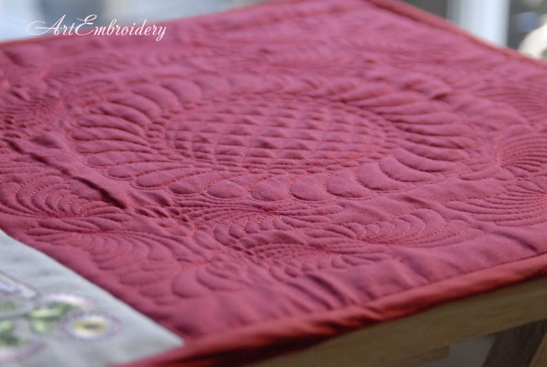 Trapunto Square Quilt Stipple Machine Embroidery Designs Set - Etsy ...