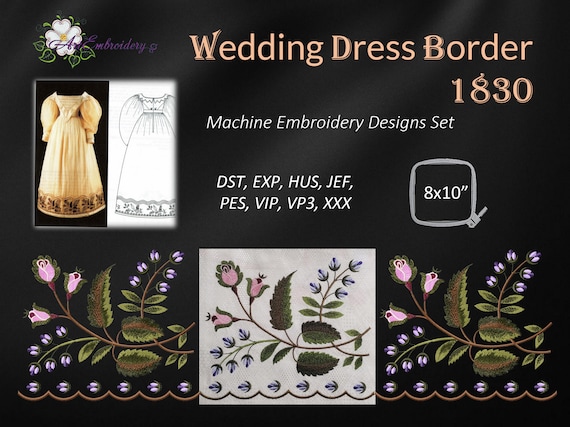 Wedding machine embroidery designs 60 photos - Astyledwedding.com
