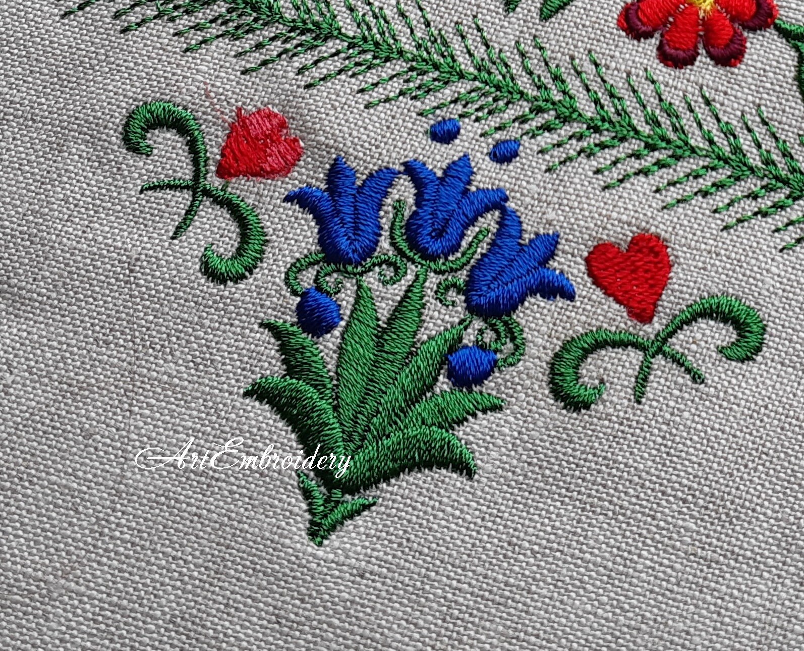 Austrian Folk Borders Machine Embroidery Designs Set for - Etsy Ireland