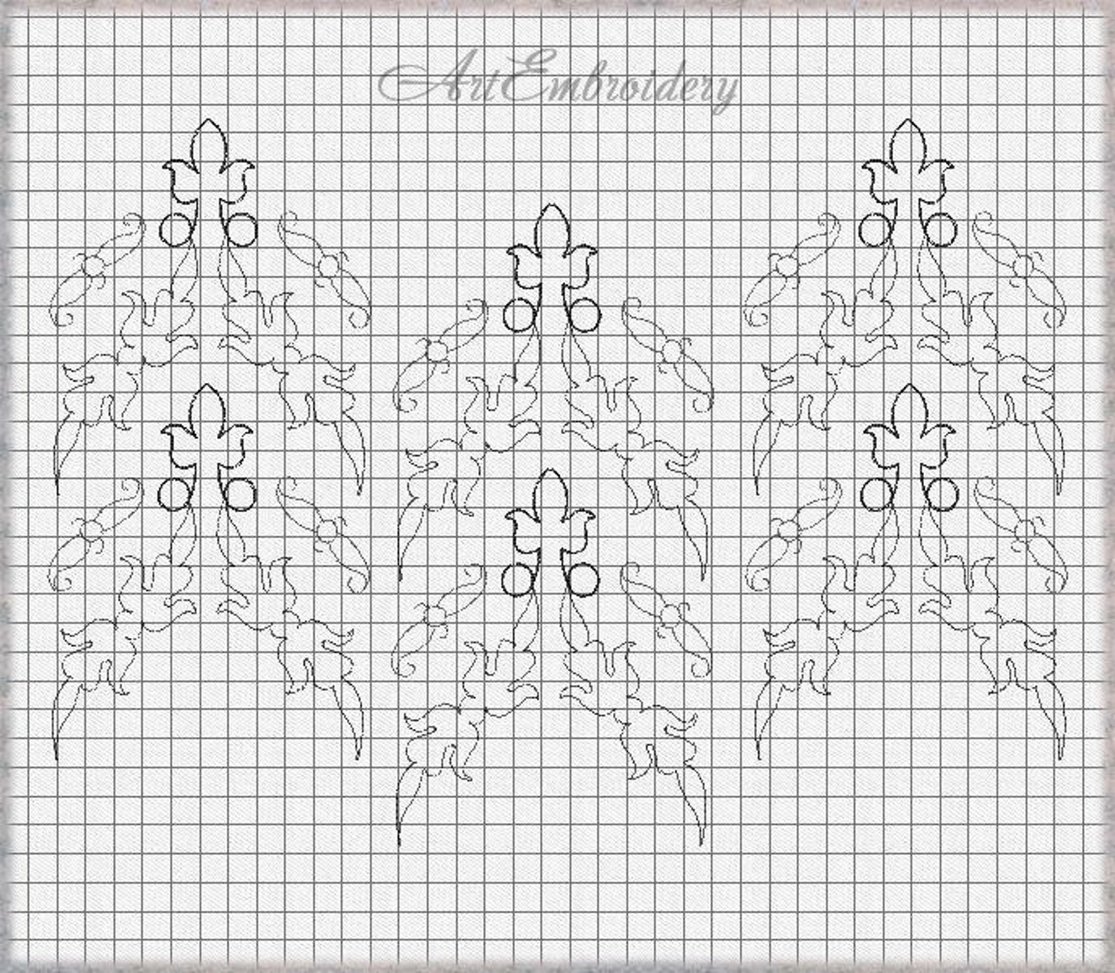 Isabella of Bourbon / Élisabeth of France Dress Embroidery - Etsy