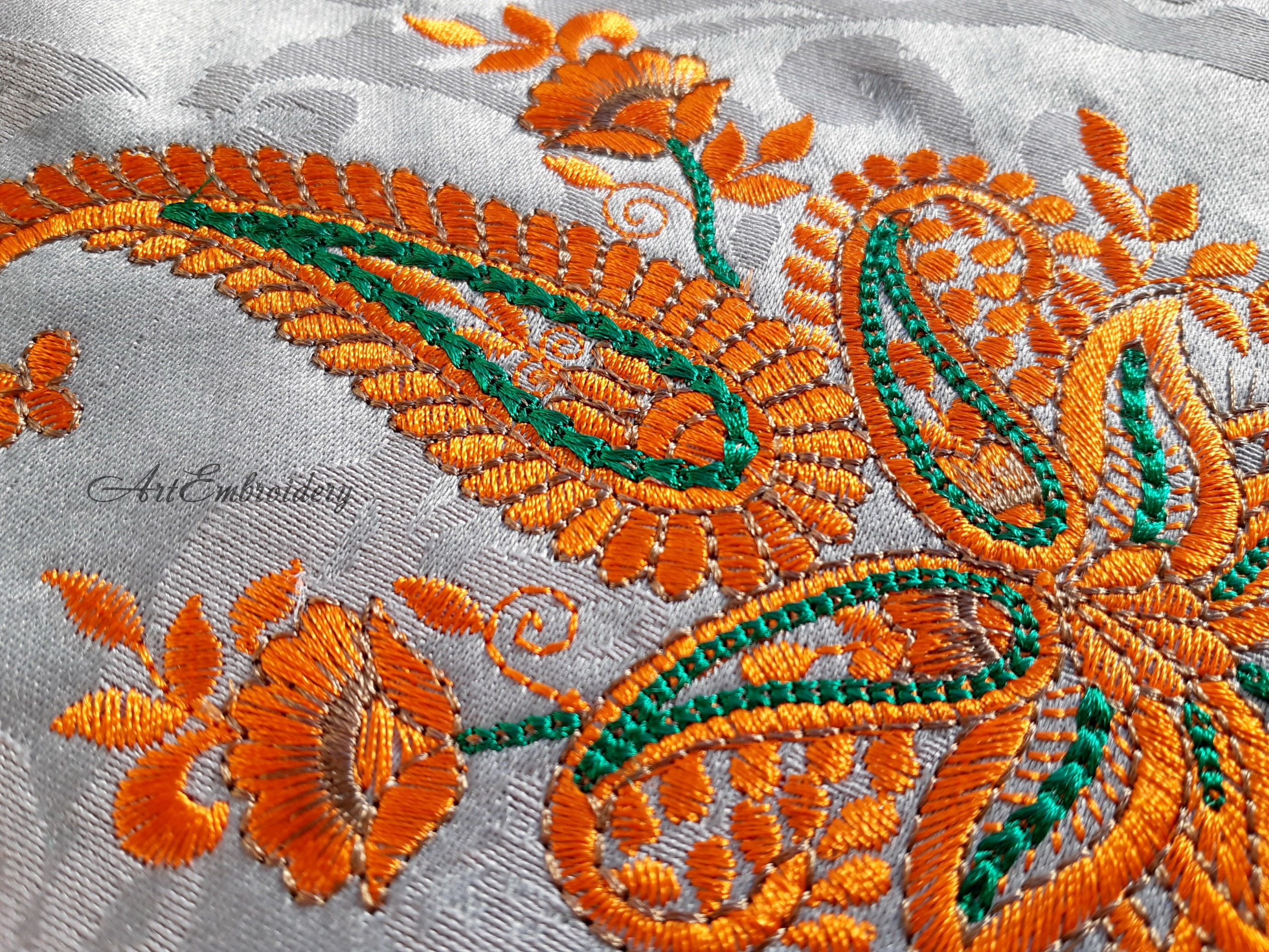 Paisley Motif 2 Machine Embroidery Designs Set for hoops | Etsy