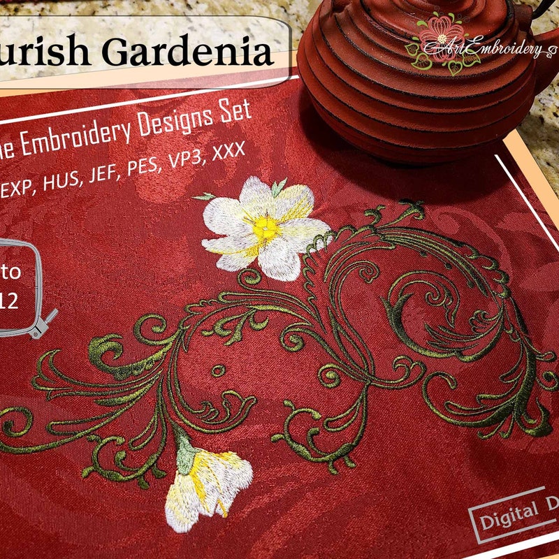 Flourish Embroidery - Etsy