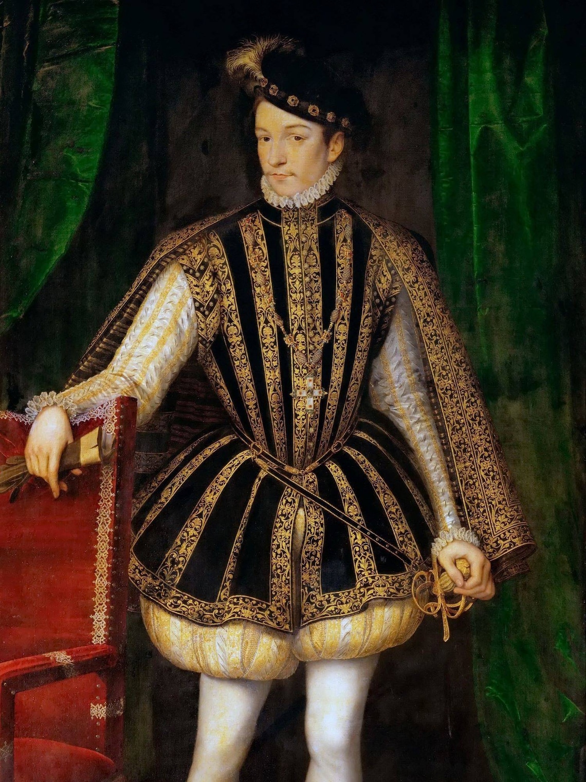 Charles IX de France Curved Borders Historical Machine | Etsy