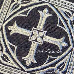 Wooden Cross - Machine Embroidery Christian Religious Designs Set for ...