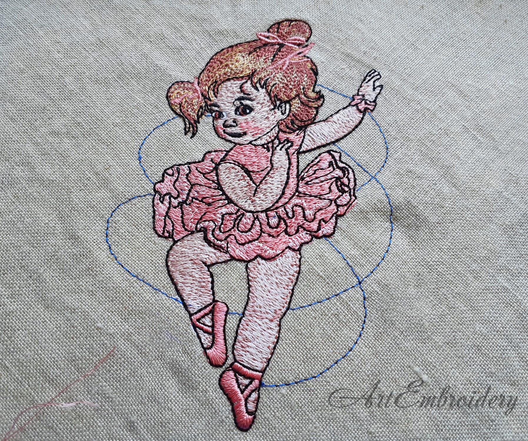 Vintage Baby Ballerina Tutu Machine Embroidery Design in Three | Etsy