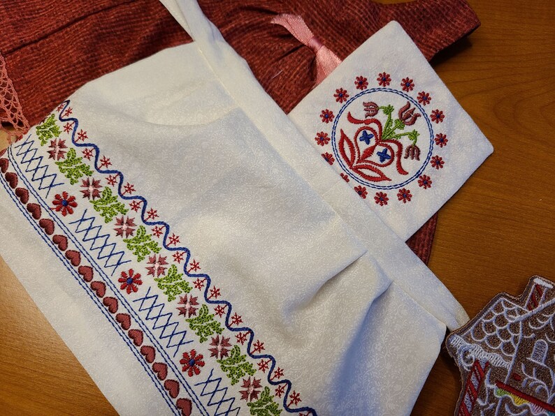 Holland Folk Flowers Machine Embroidery Folk Designs Set for - Etsy