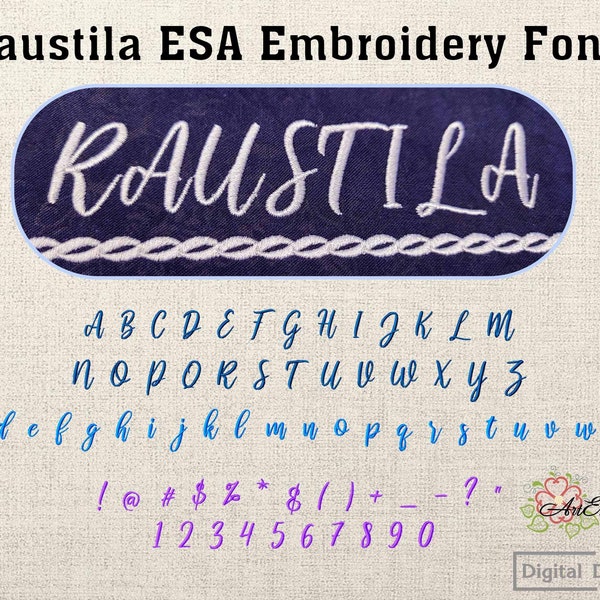 Esa Font File - Etsy