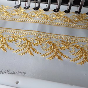 Wheat Borders - Machine Embroidery Designs Set - Etsy