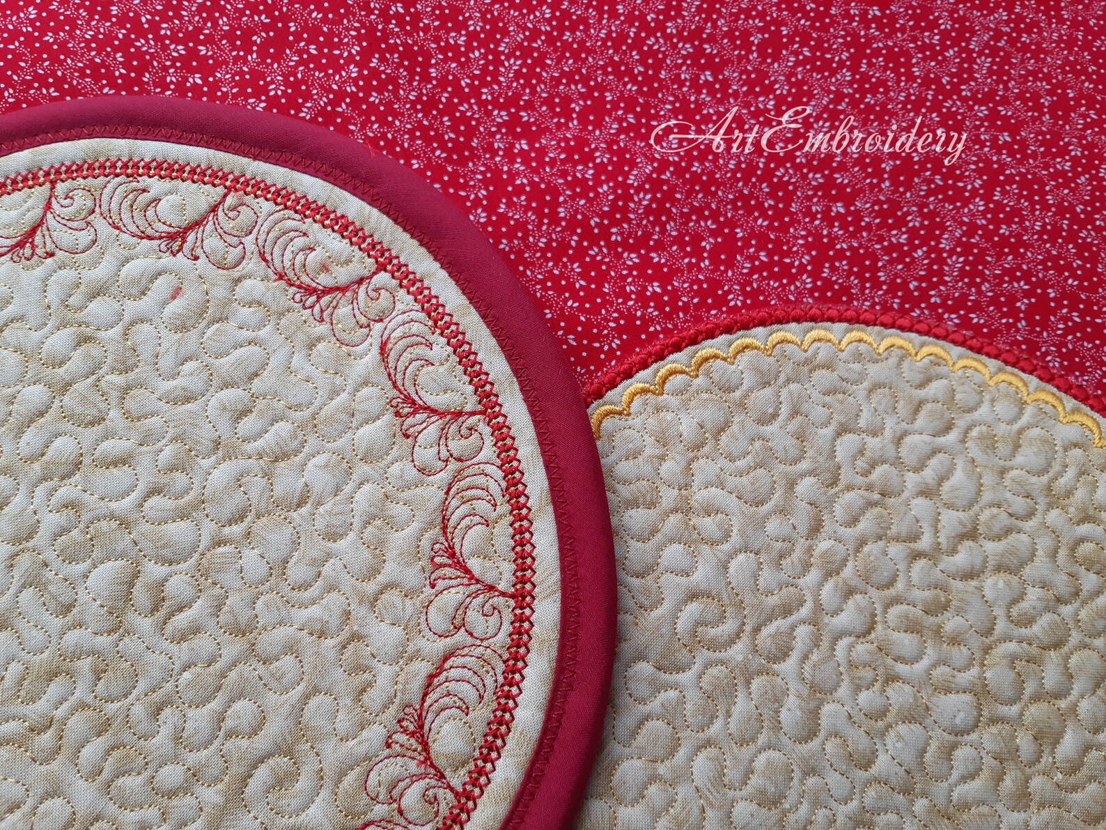 Classic Basic Quilt Stippling Machine Embroidery Designs Set - Etsy