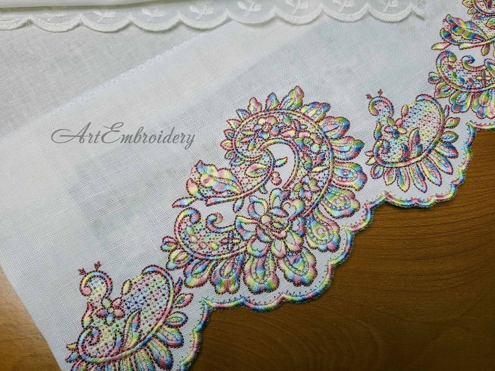 Tracy Edge Border - Machine Embroidery Designs Set for Hoop up to 6x8 ...