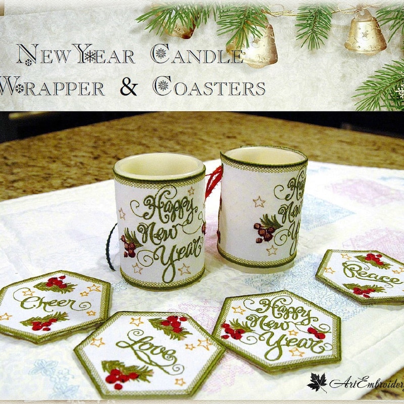 New Year Embroidery - Etsy