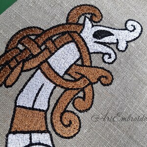 Mammen Creature , Celtic Mythological Creature (dragon, Goat or Deer ...