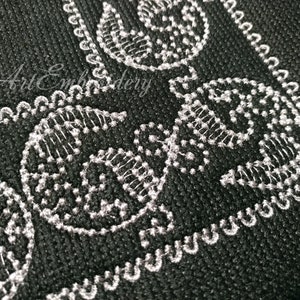 Elizabeth 1 Silver Candlewick Borders and Motifs - Machine Embroidery ...