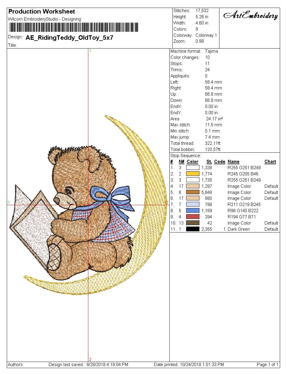Reading Teddy Machine Embroidery Design for a Babies and | Etsy