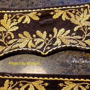 Napoleon's Coat, 1800 - Machine Embroidery Historical French Gold Oak ...