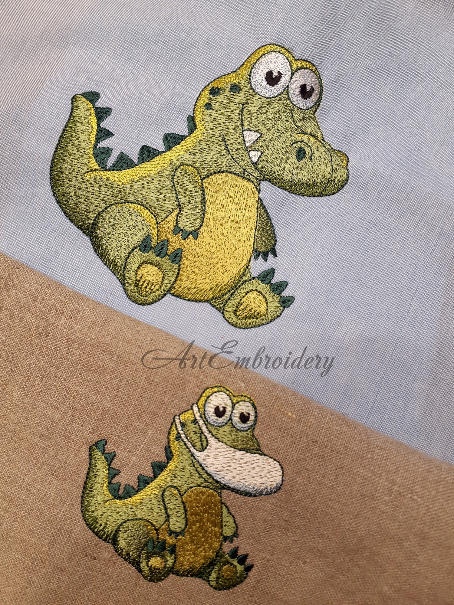 Croc Old Toy Machine Embroidery Design in Two Sizes | Etsy